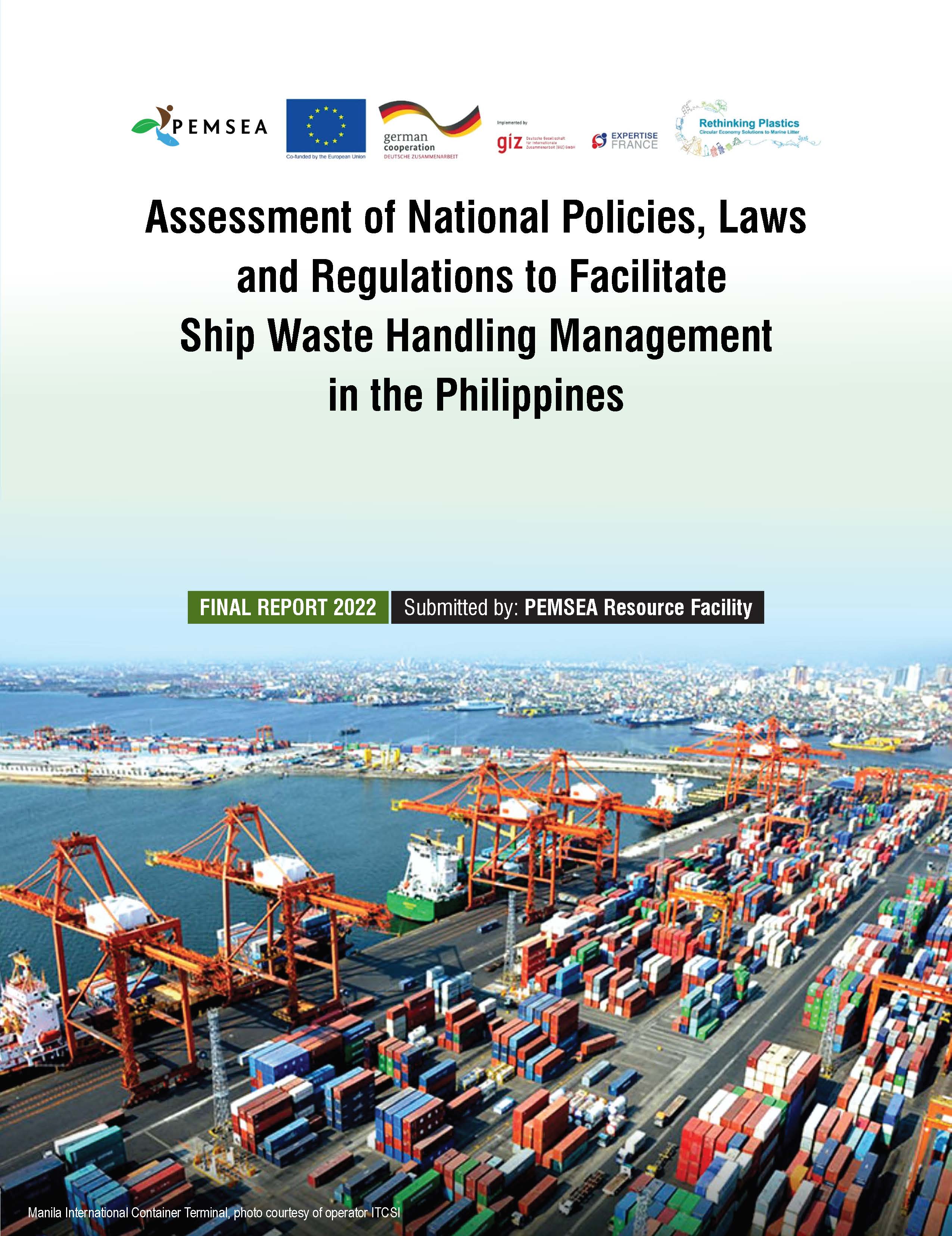 Assessment of National Policies, Laws and Regulations to Facilitate Ship Waste Handling ...